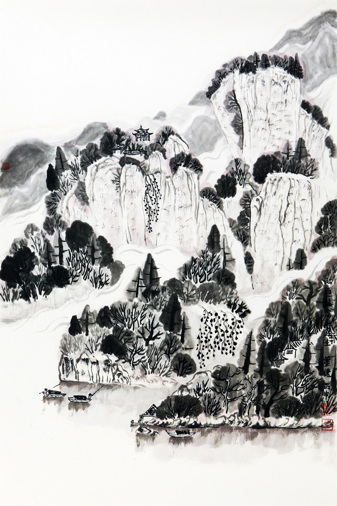 江西·龙虎山写生 – 李墨谦绘馆 Li Moqian Painting Museum